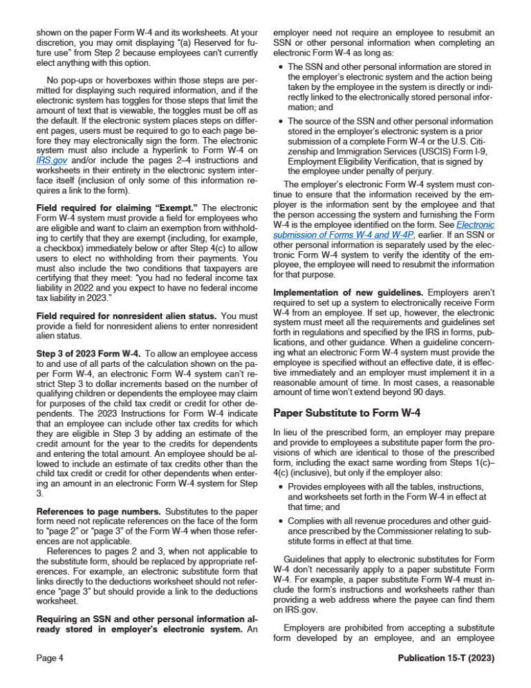 Federal Income Tax Withholding Tables 2023 Weekly, Biweekly, Monthly