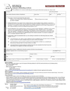 Missouri W4 Form 2023 Printable - MO W-4 2023