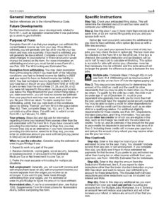 2024 W-4 Form Printable - Internal Revenue Service - IRS