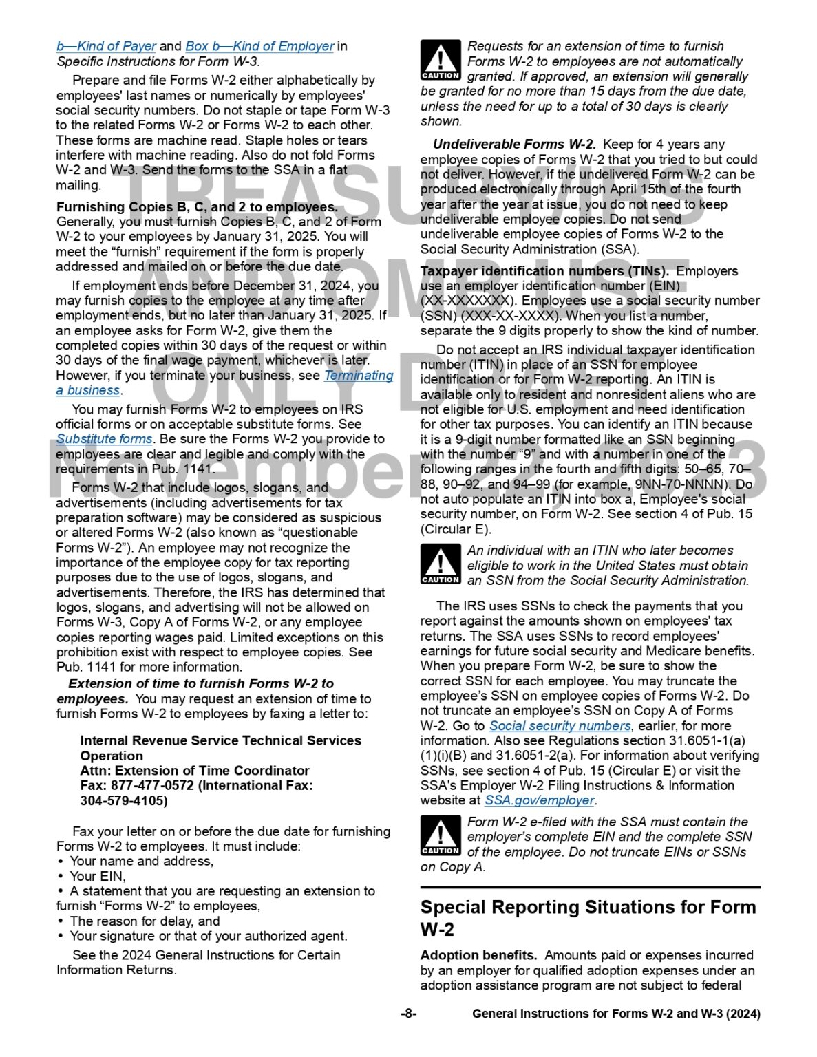 W2 Form 2024, Wage and Tax Statement - IRS Tax Forms 2024