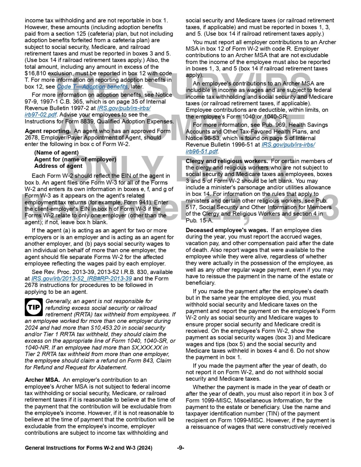 W2 Form 2024, Wage and Tax Statement - IRS Tax Forms 2024
