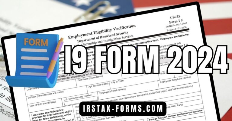 i9 Form 2024, Employment Eligibility Verification