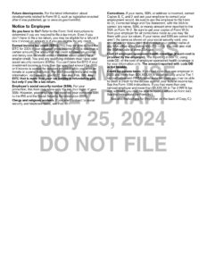 W-2 Form 2025 Printable: Wage and Tax Statement - IRS Tax Forms 2025