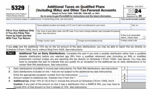 IRS Form 5329 - Additional Taxes on Qualified Plans