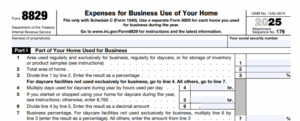 IRS Form 8829 - Expenses for Business Use of Your Home